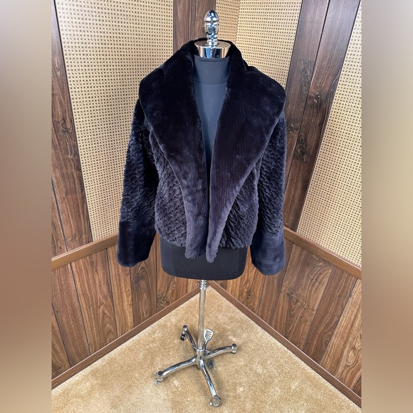 Musi | Jackets & Coats | Musi Made In Canada Dyed Black Sheared Beaver ...